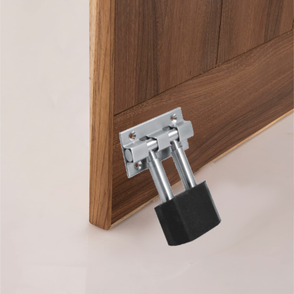 Circle Stainless Steel Double Door Stopper, Floor Door Stoppers with ...